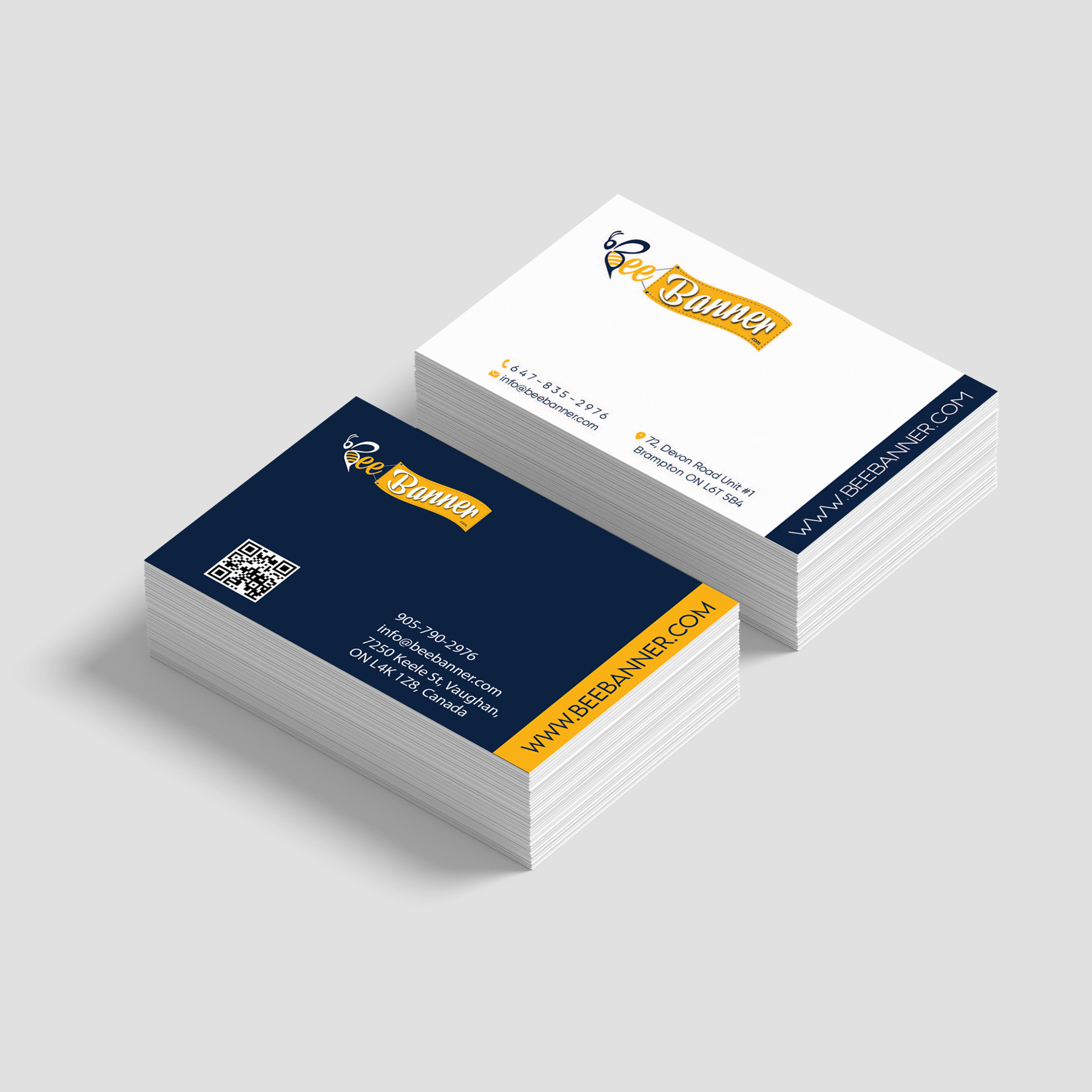 "Impress With BeeBanner's Unforgettable Business Cards"